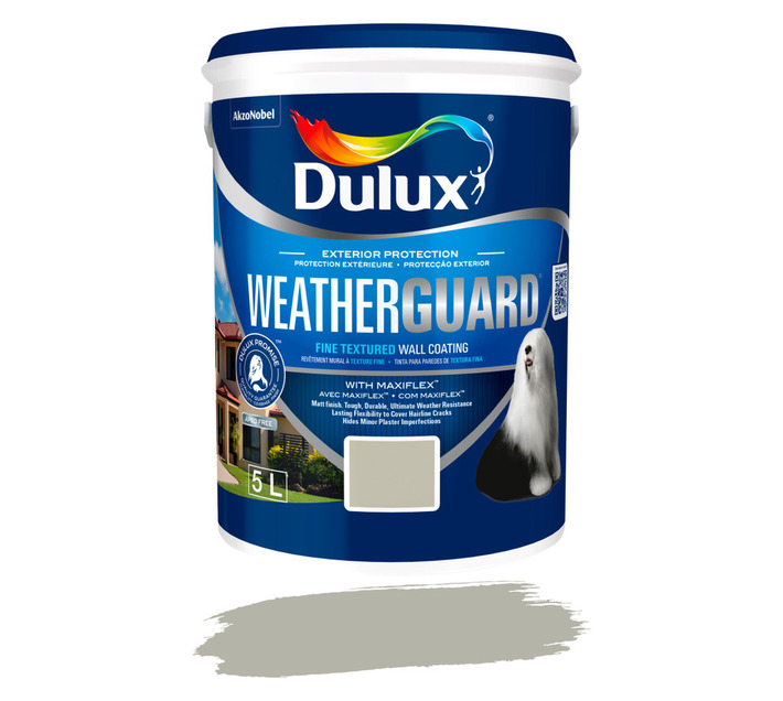 Dulux Weatherguard Fine Textured Paint Berg Cloud 20 L – Exterior Wall ...